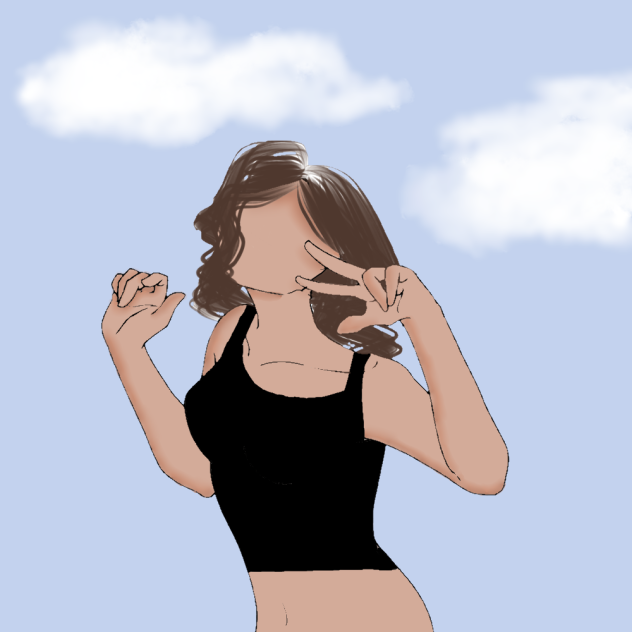 Blue sky - ibisPaint