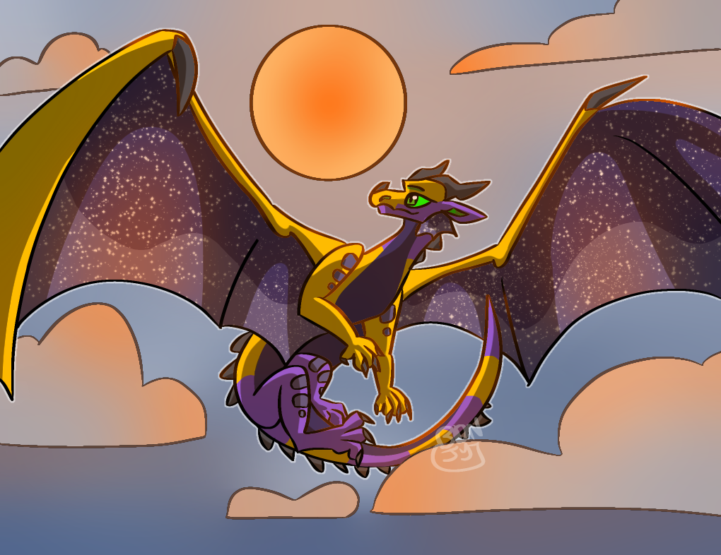 Warm Sky - Wildberry - ibisPaint