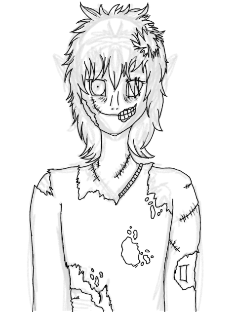 Zombie girl - ibisPaint