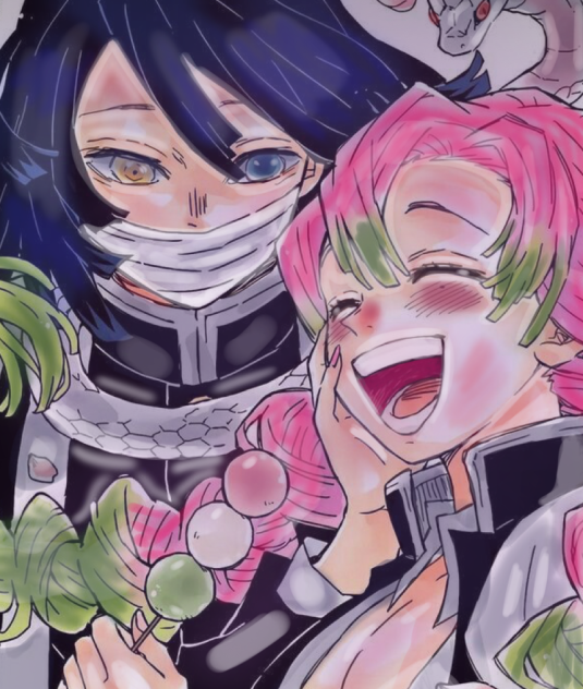 Mitsuri and obani 🍡🐍 - ibisPaint