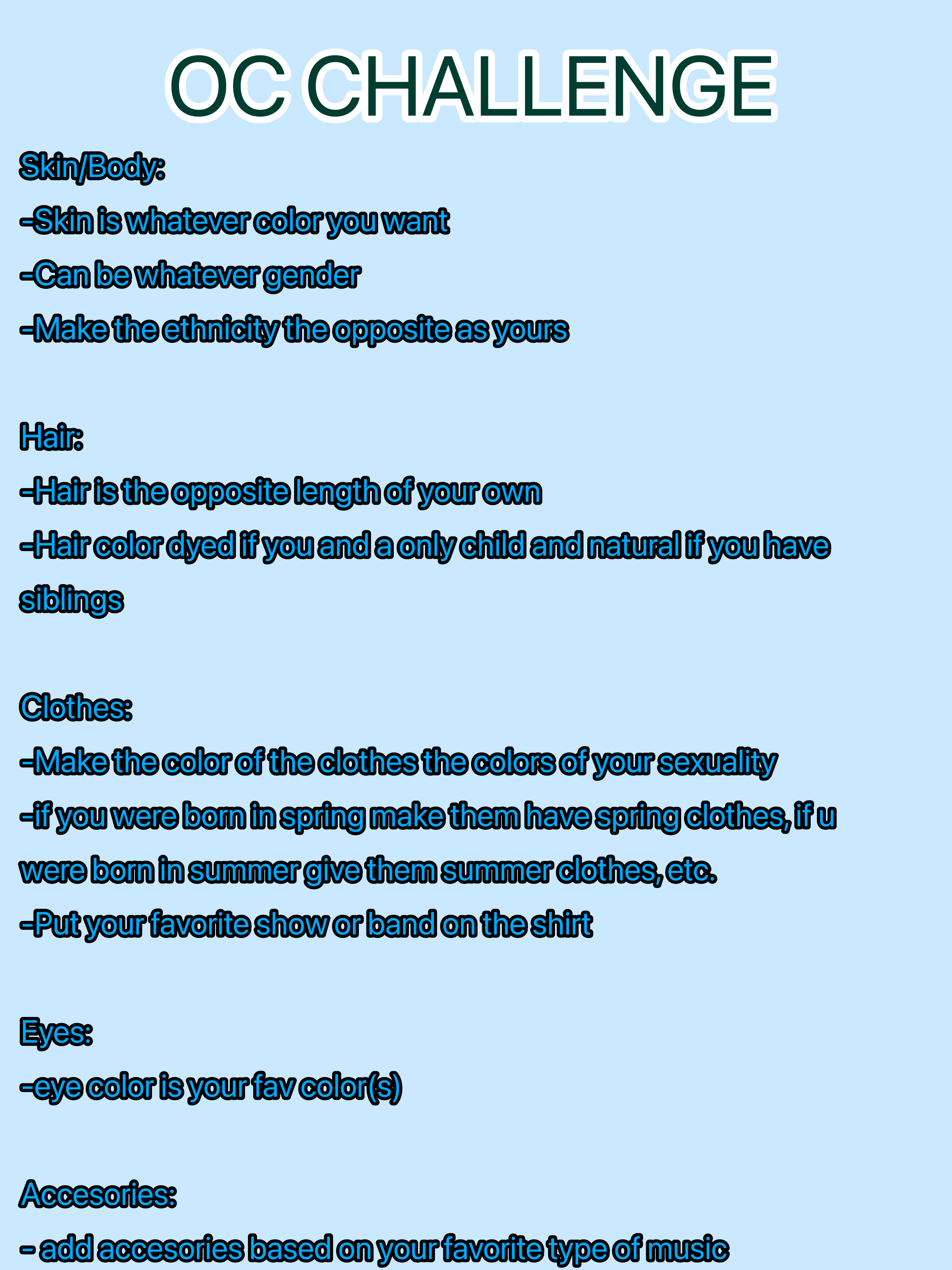 Oc creator sheet made by me - ibisPaint