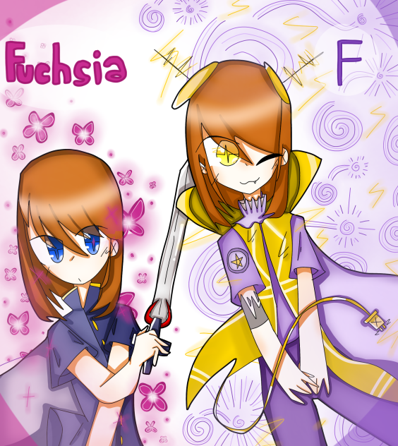 Fuchsia and F - ibisPaint