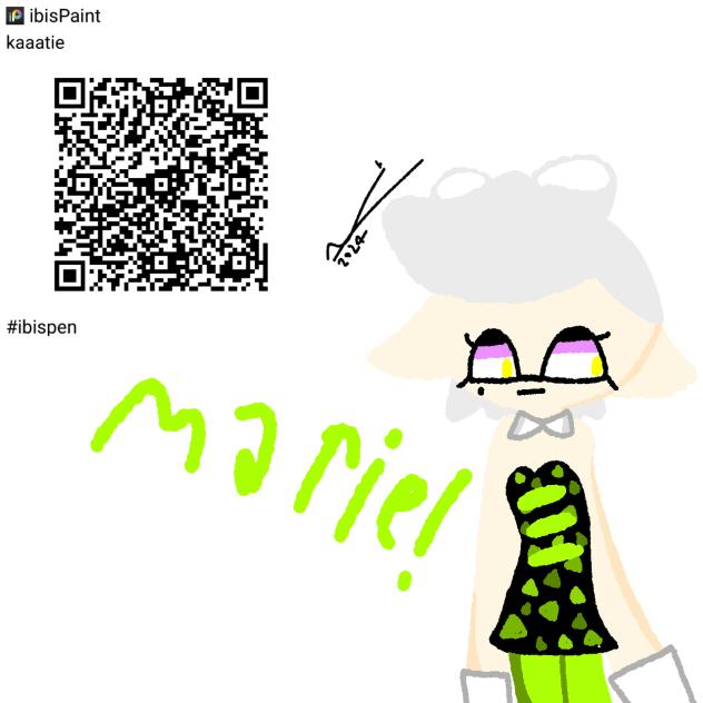 marie with the kaaatie brush - ibisPaint