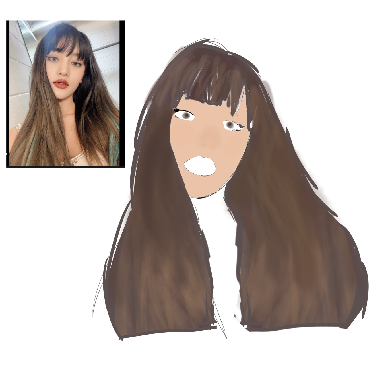 Minne G-idle unfinished - ibisPaint