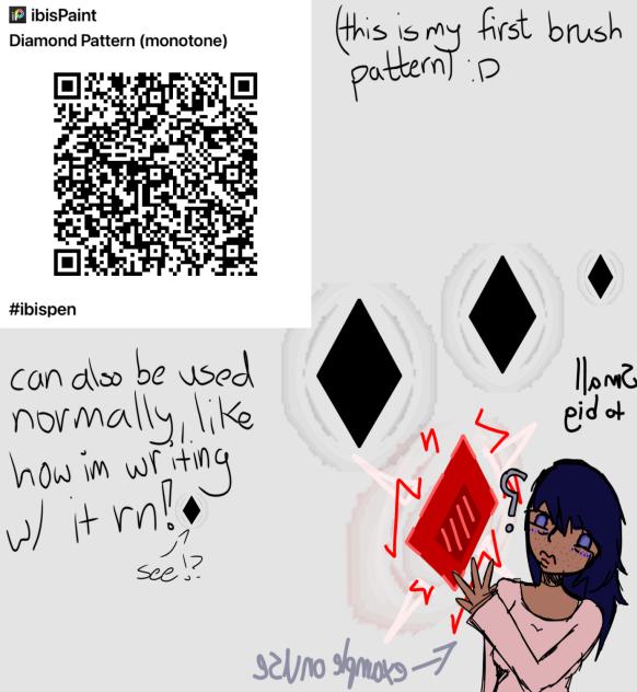 Diamond Brush Pattern [Kite Shaped] - ibisPaint