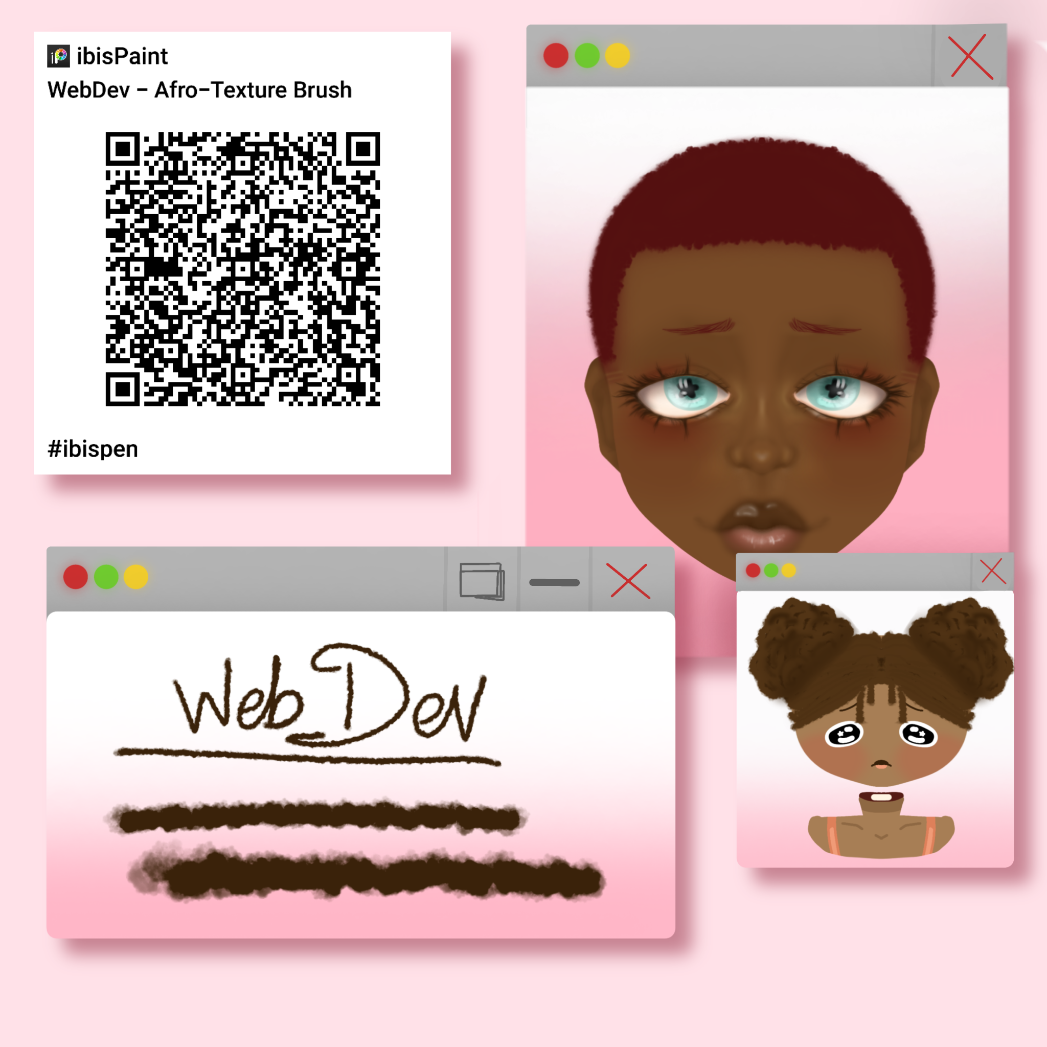 Afro-Texture Brush - ibisPaint