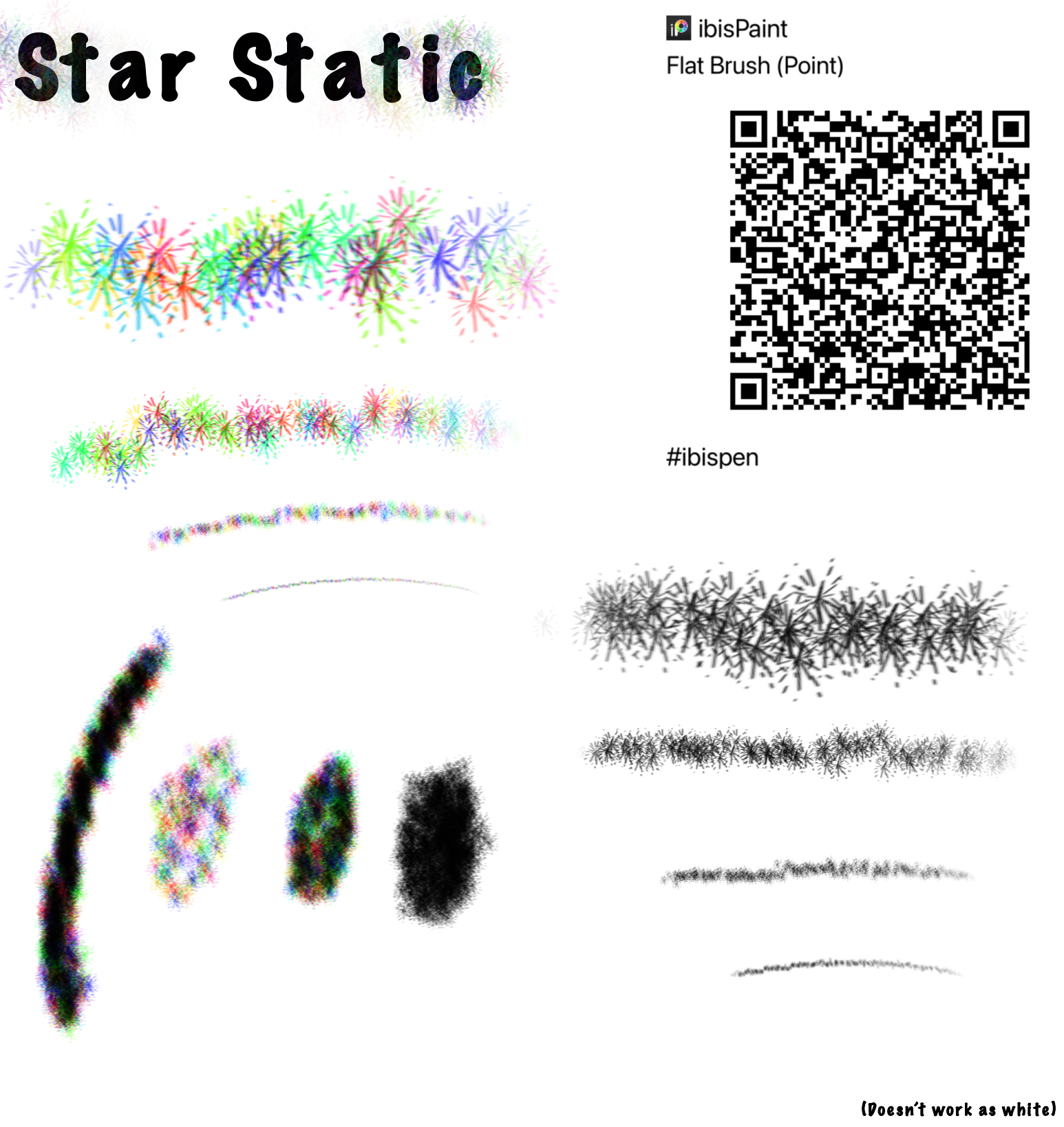 _Star Static Brush_ - ibisPaint