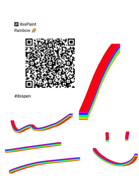 Rainbow 🌈 brush - ibisPaint