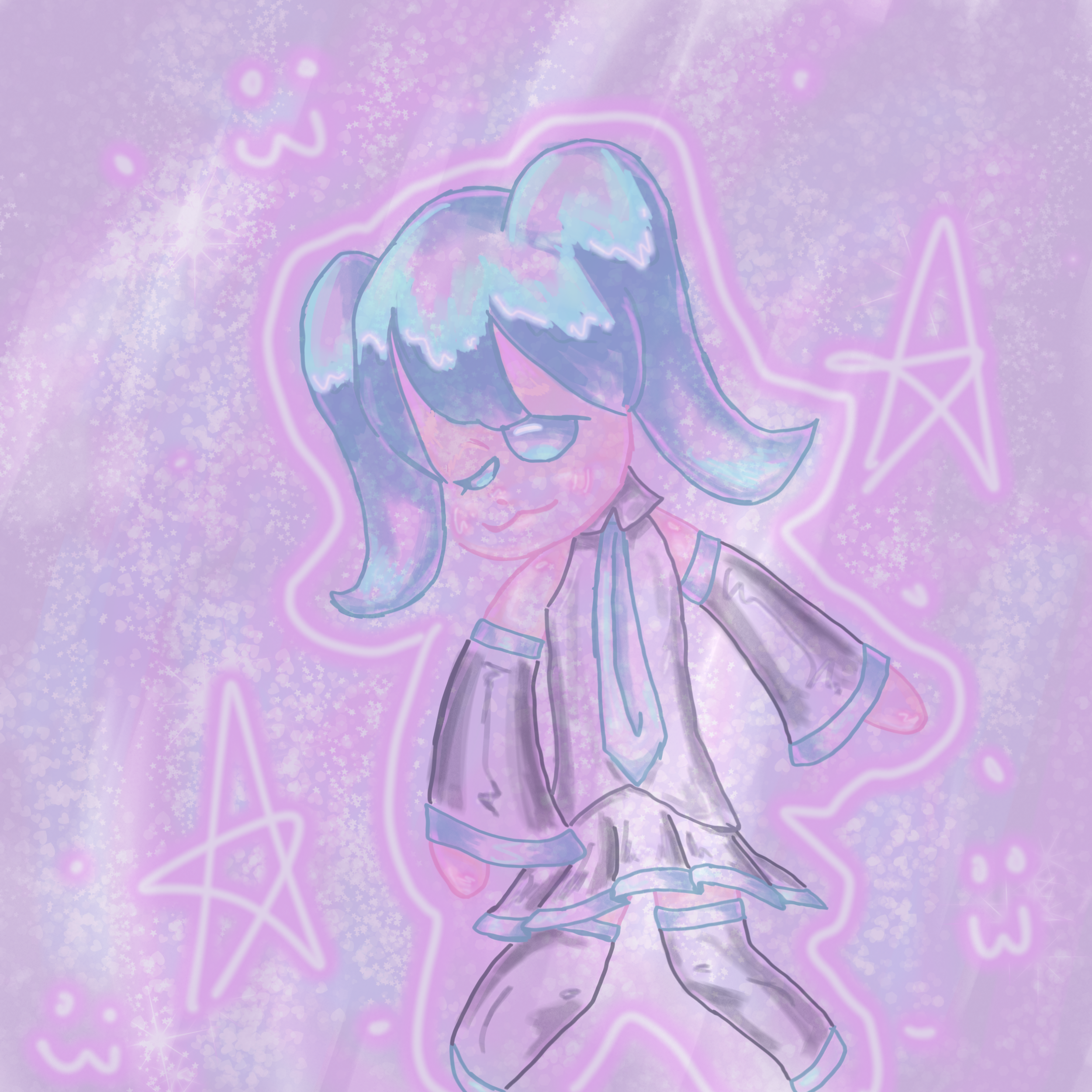 Shading layer of Miku - ibisPaint