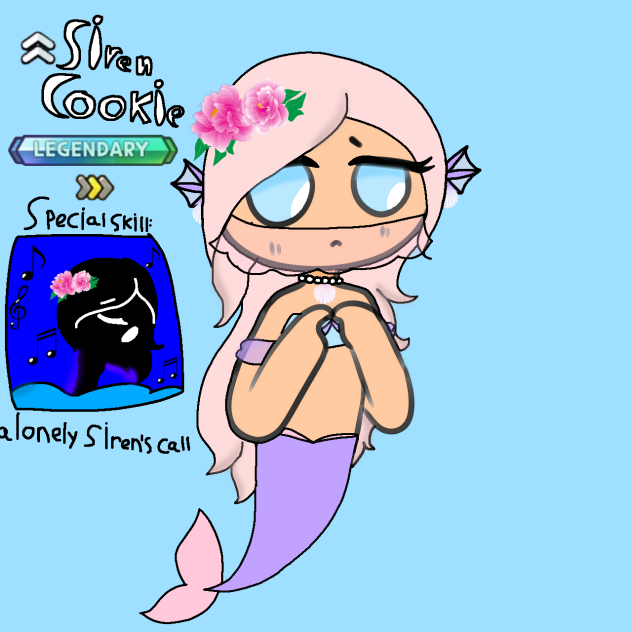 Meet siren cookie - ibisPaint