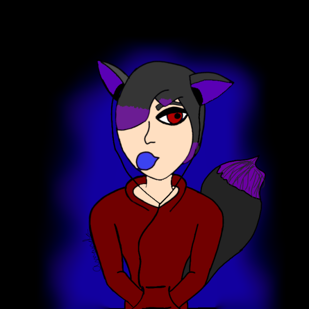 teen emo neko speed paint - ibisPaint