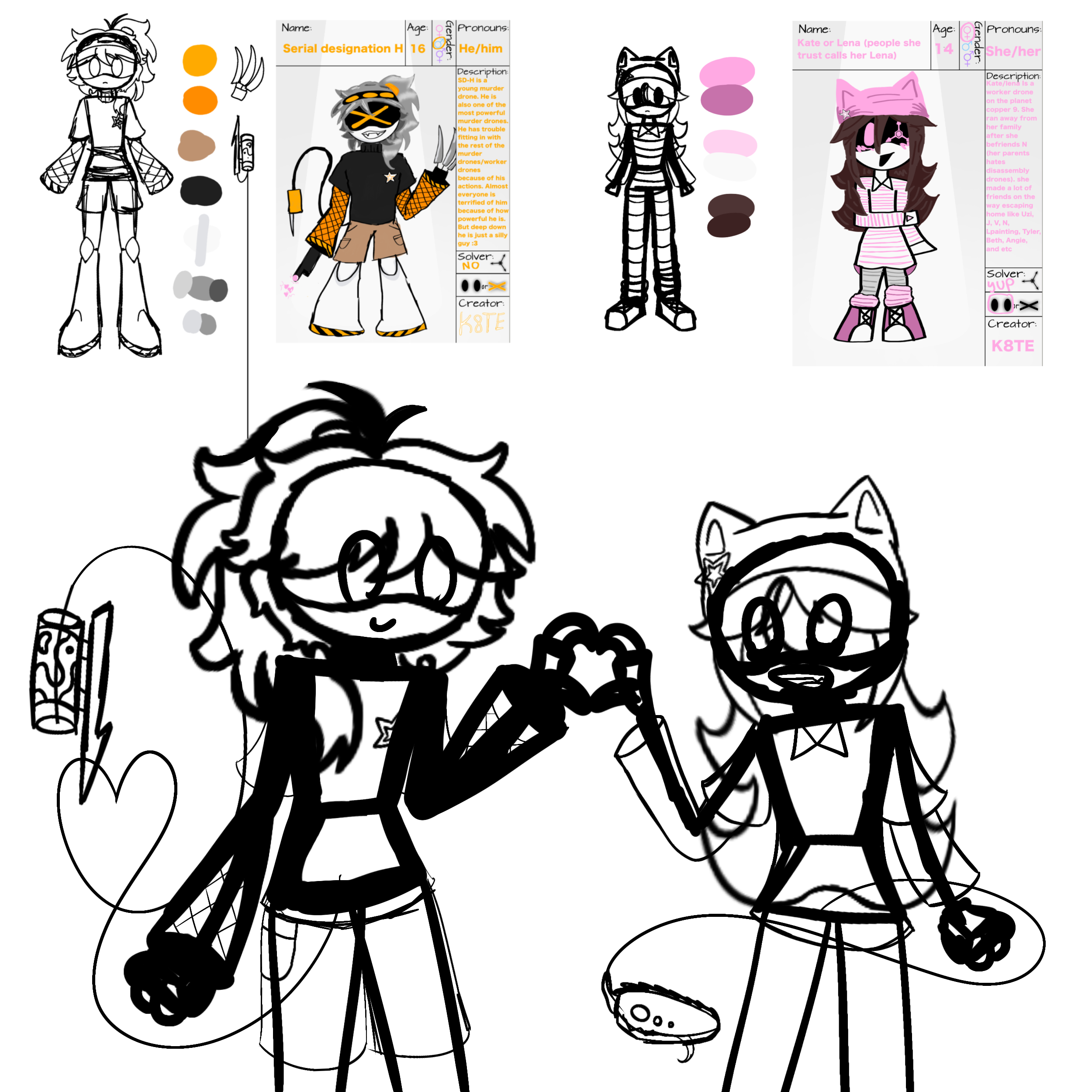 WIP for K8TE's DTIYS - ibisPaint