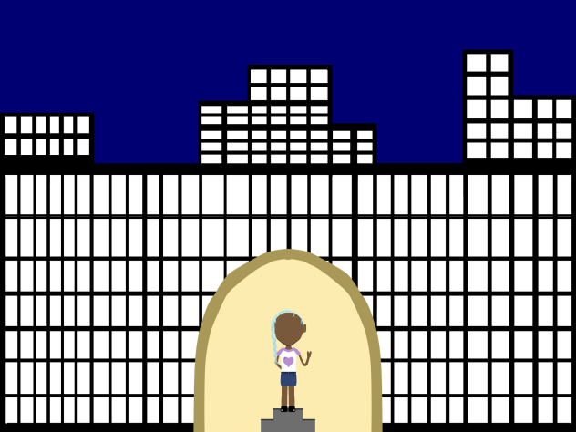 cityscape child - ibisPaint