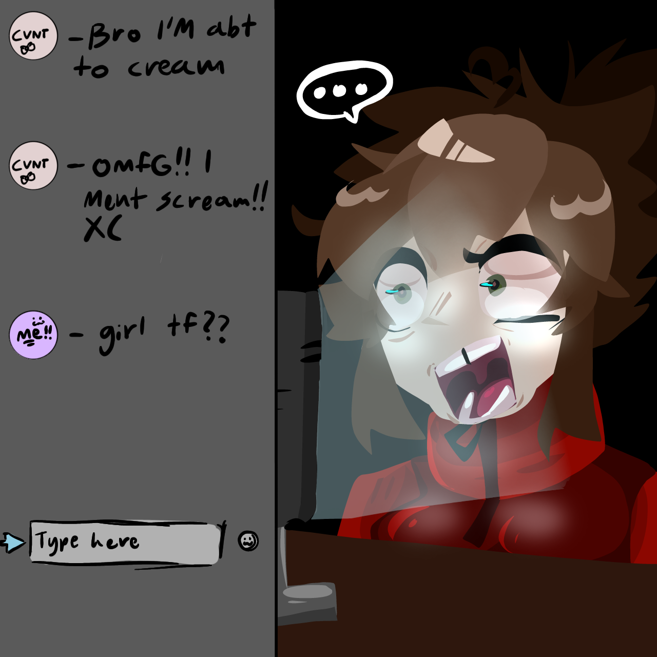 bro NEEDS to work on spelling XC - ibisPaint