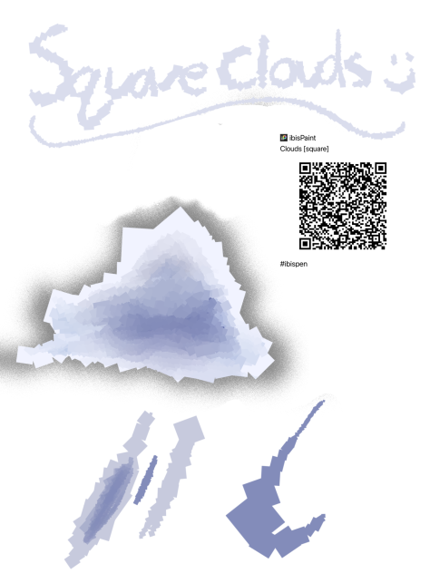 Square Cloud Brush - ibisPaint