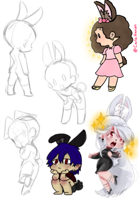 Bunny collab🤍 - ibisPaint