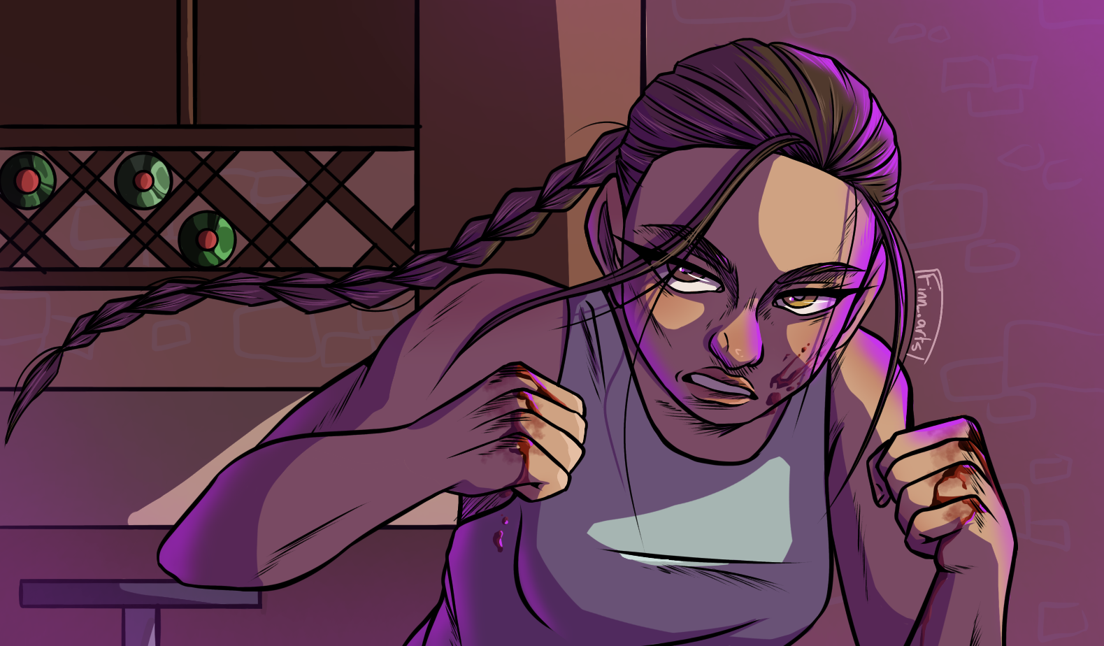 Bar fight - ibisPaint