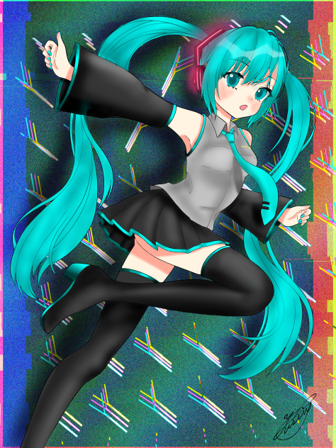 Hatsune Miku - ibisPaint
