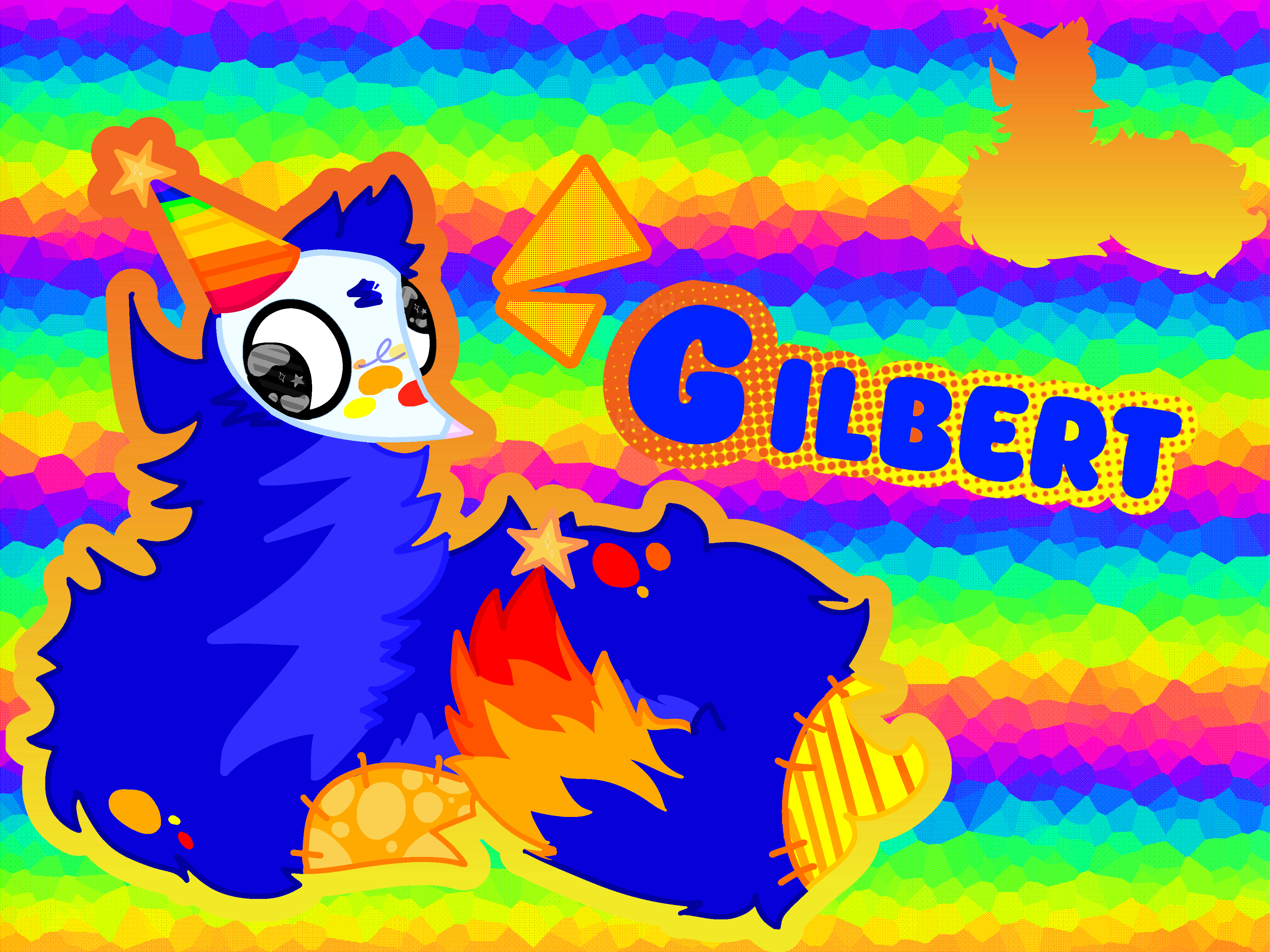 Gilbert. Worm off the string - ibisPaint