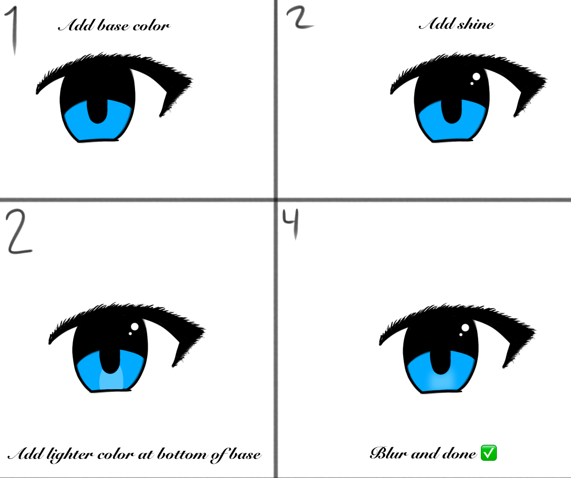 Eye color tutorial - ibisPaint