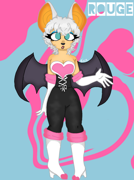rouge the bat - ibisPaint
