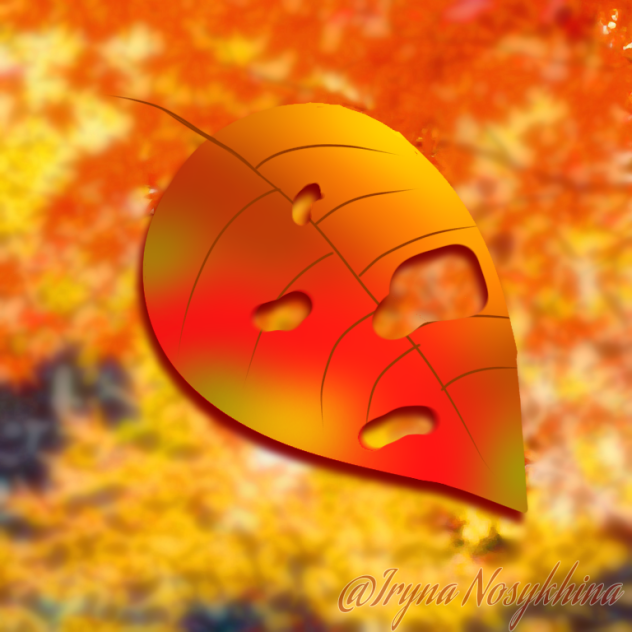 Autumn leaf - ibisPaint