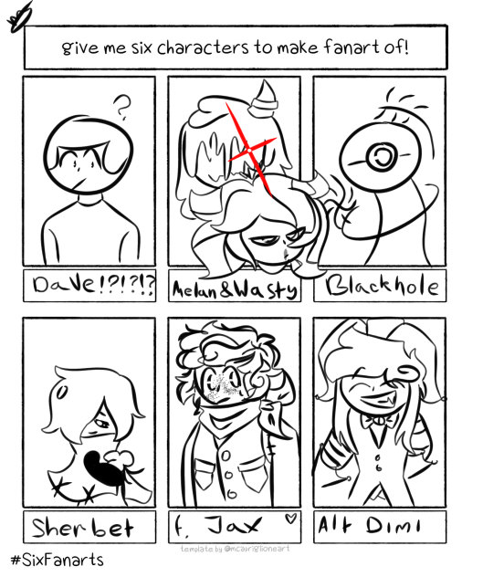 Six fanarts - ibisPaint