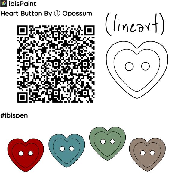 Heart Button - ibisPaint