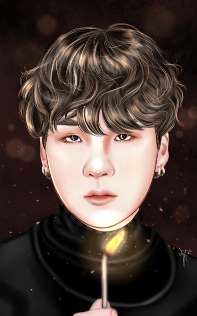 Drawing BTS Suga#BTS - ibisPaint