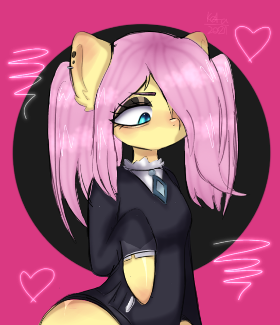 goth Fluttershy(≧ ≦) - ibisPaint