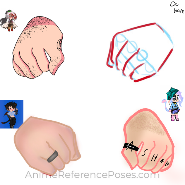 repost as your ocs hand - ibisPaint