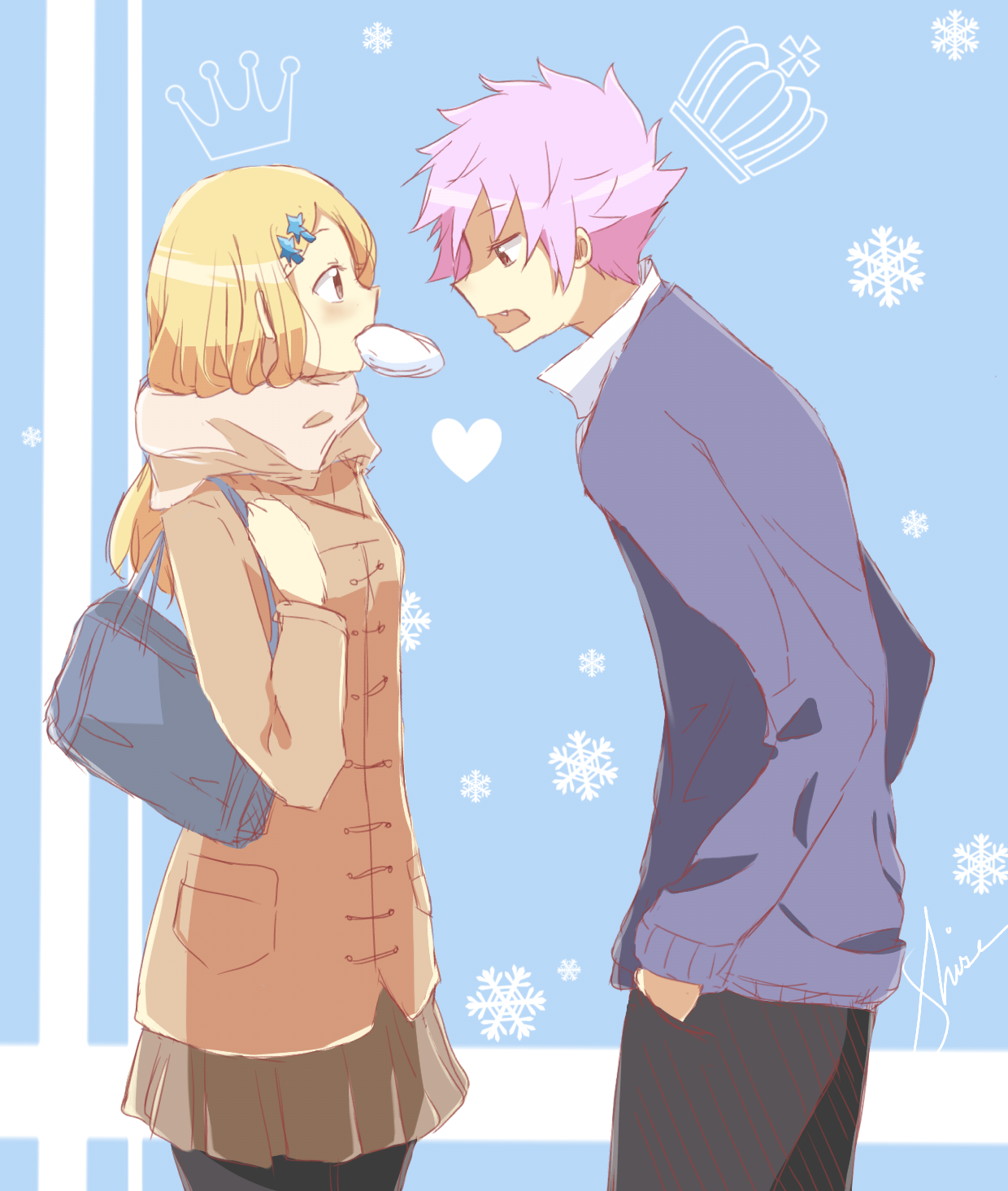 Love in winter - ibisPaint