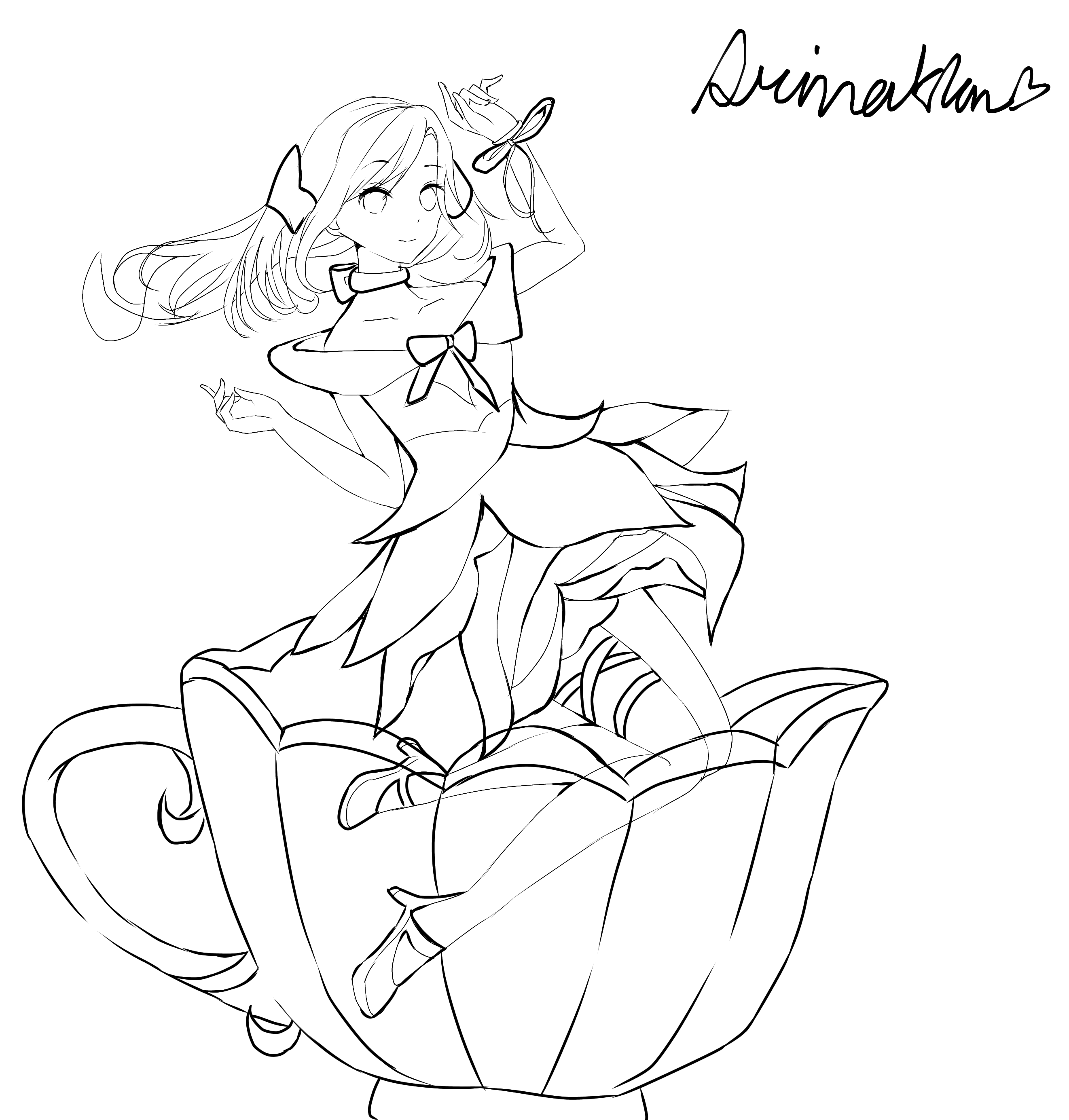 Pinky teapot - ibisPaint