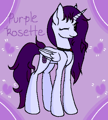 Purple Rosette renewed - ibisPaint