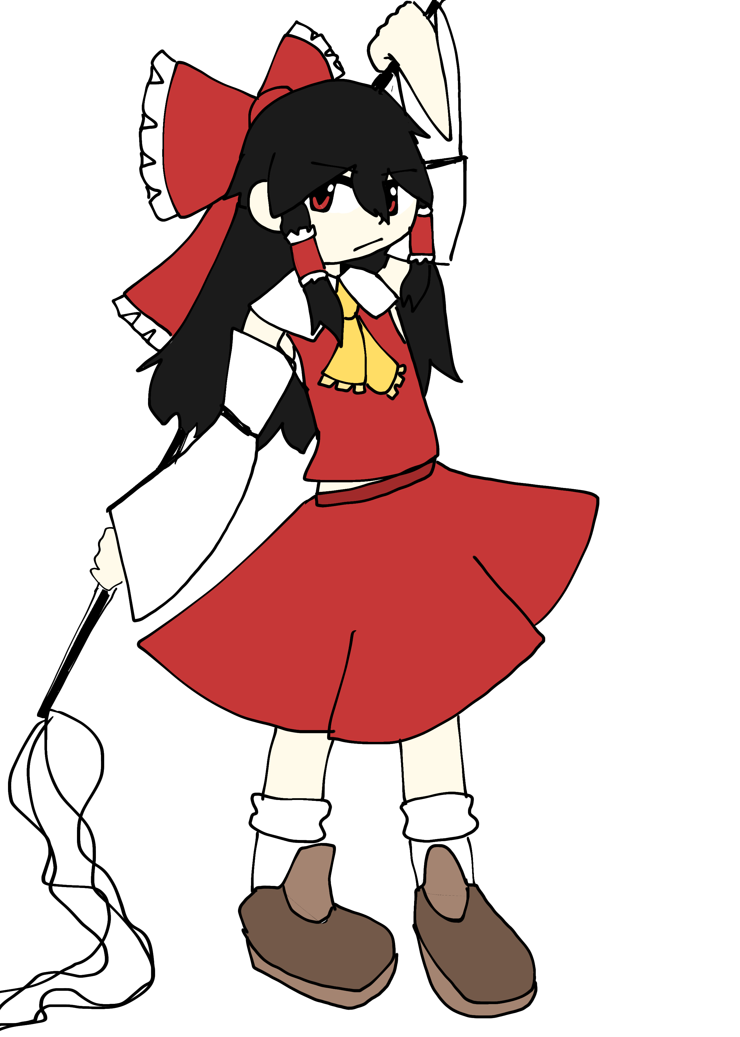 Reimu WIP - ibisPaint