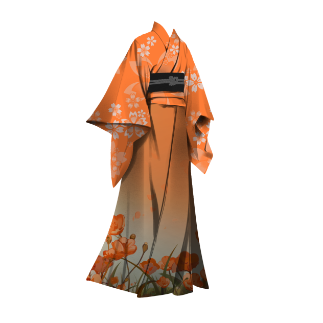 Female yukata dress2 - ibisPaint