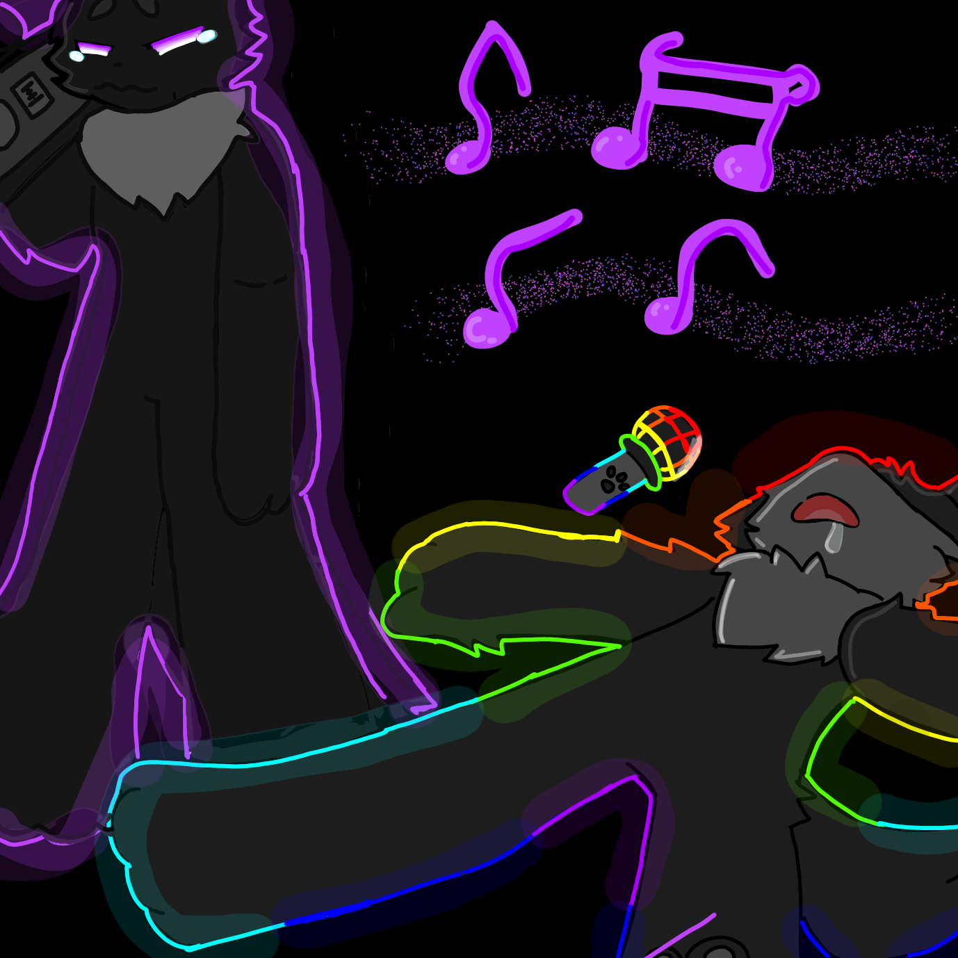 Nightshade and VIP jammer - ibisPaint