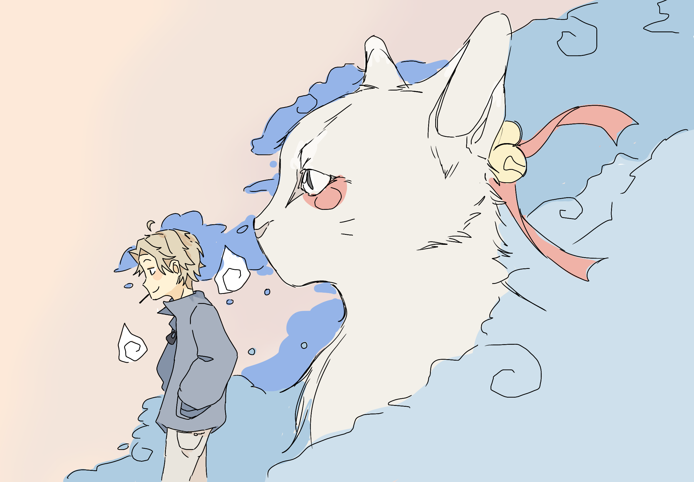 quick oc sketch or wip 🐈 - ibisPaint