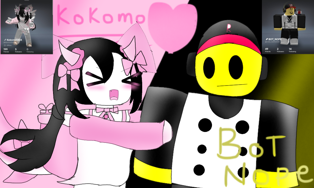 Kokomo and BOT_NOPE - ibisPaint