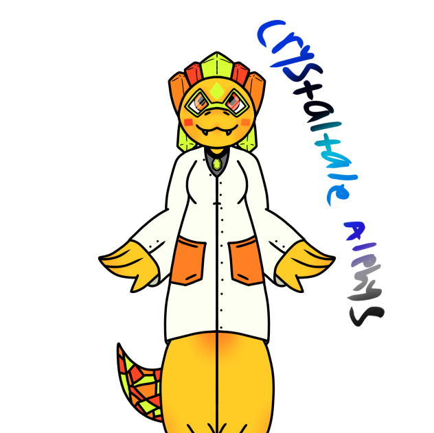 Crystaltale alphys - ibisPaint