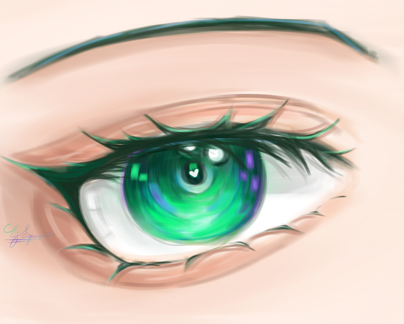 SHINY EMERALD 🟢🌌 - ibisPaint