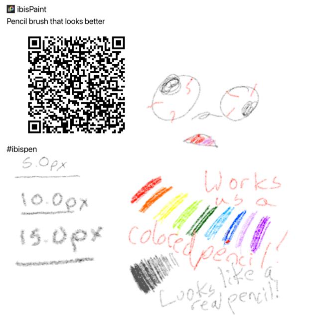 Actually good pencil brush - ibisPaint