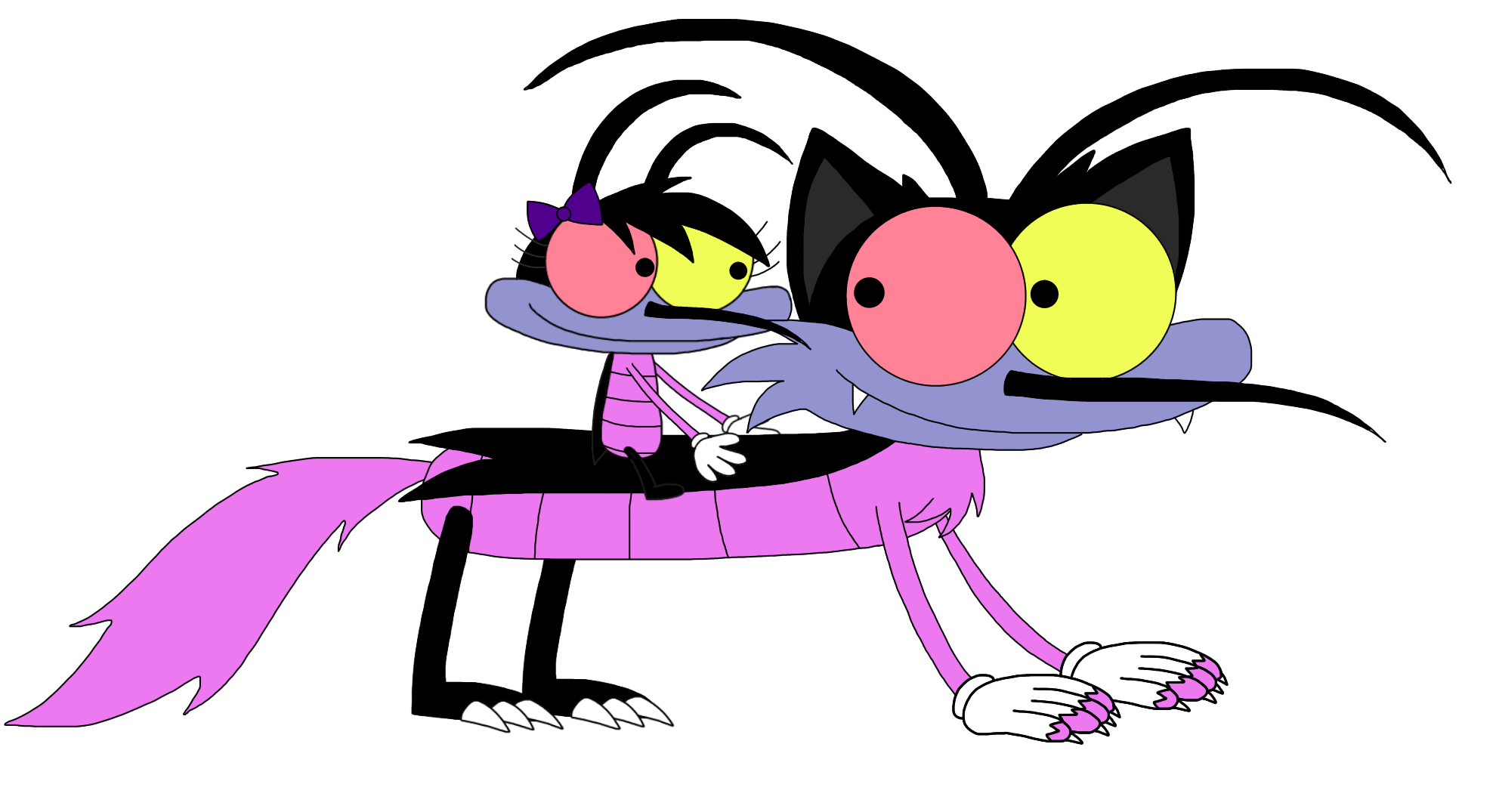 Joile and Wereroach Joey - ibisPaint