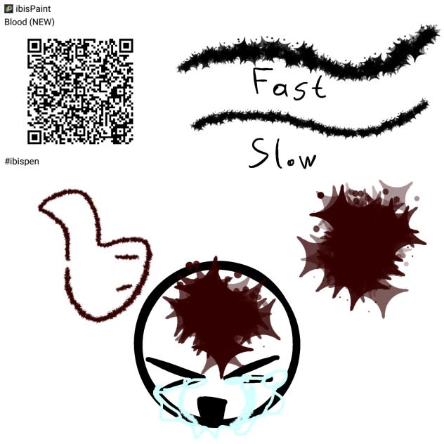 Blood (NEW) QR code - ibisPaint