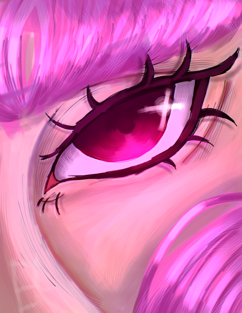 Up-close eye - ibisPaint