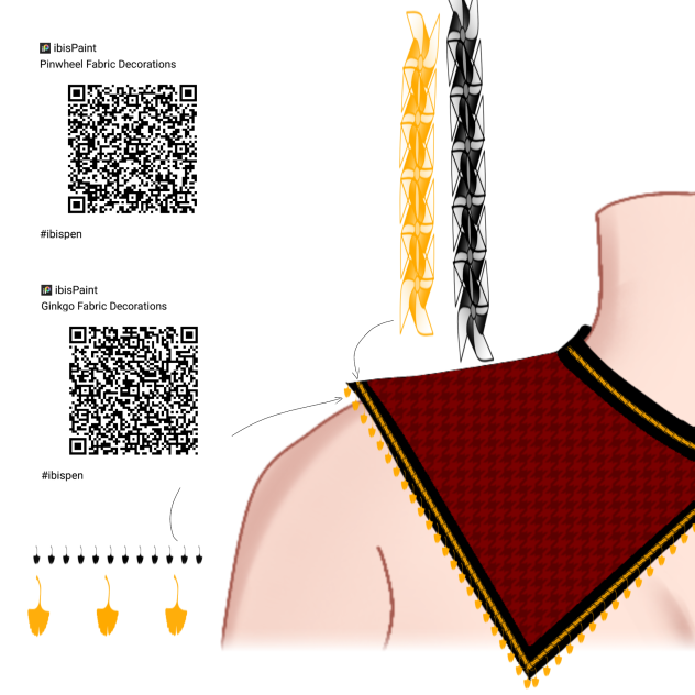 Fabric Decorations Brush 4 - ibisPaint