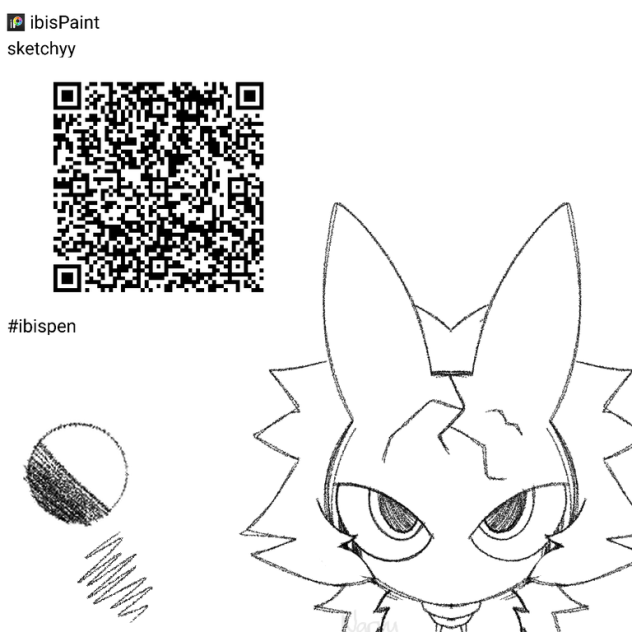 sketchy brush! - ibisPaint