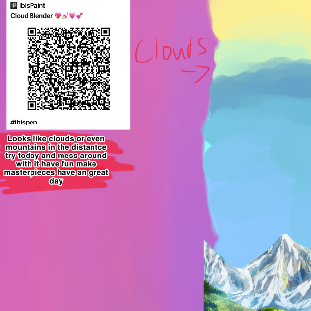 Cloud brush - ibisPaint