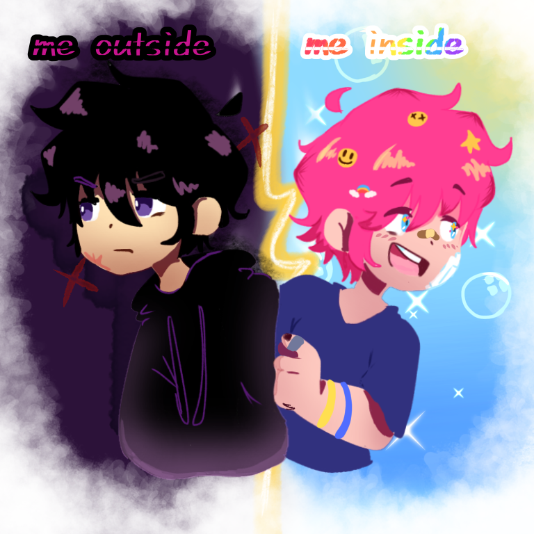 me outside~me inside - ibisPaint