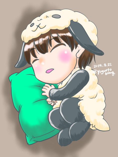 Sleepy Sheep - ibisPaint